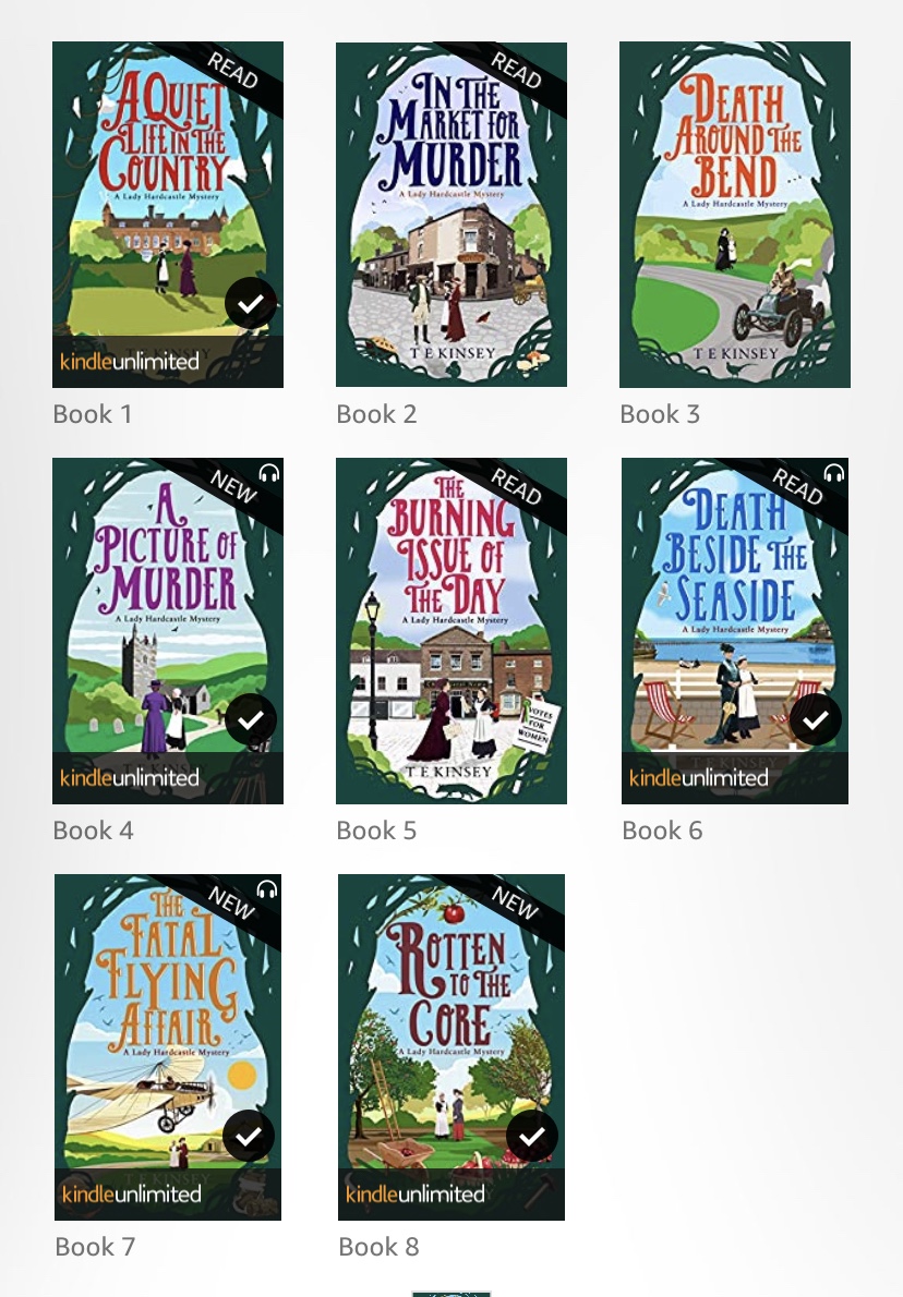 Mystery series: Lady Hardcastle – Verity Reads Books (lots of them)