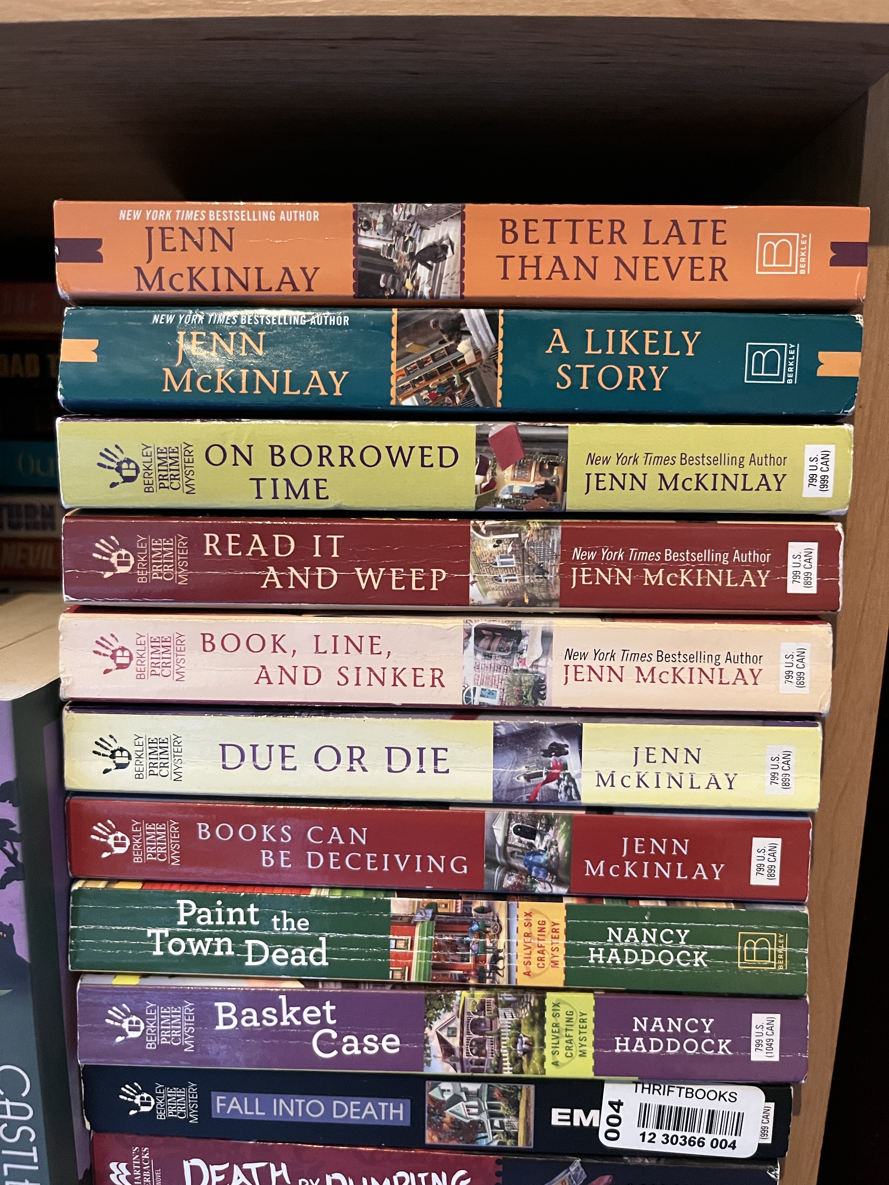 Series: Library Lovers – Verity Reads Books (lots of them)