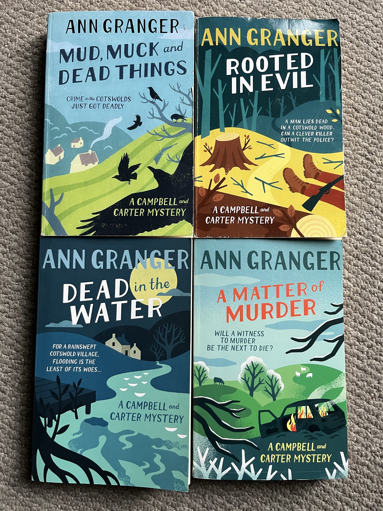 Mystery series: Campbell and Carter – Verity Reads Books (lots of them)