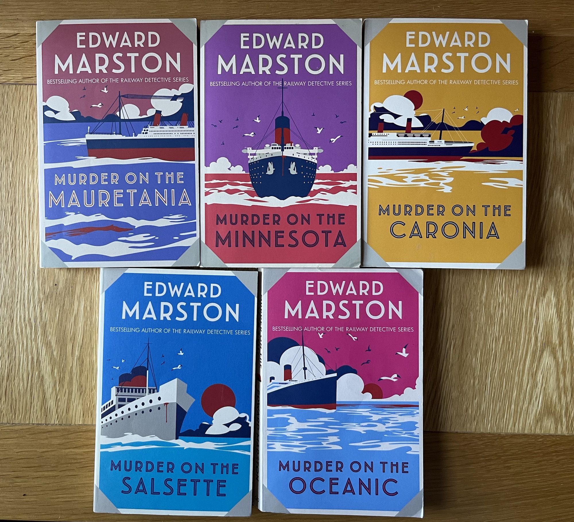 Mystery Series: Ocean Liner mysteries – Verity Reads Books (lots of them)